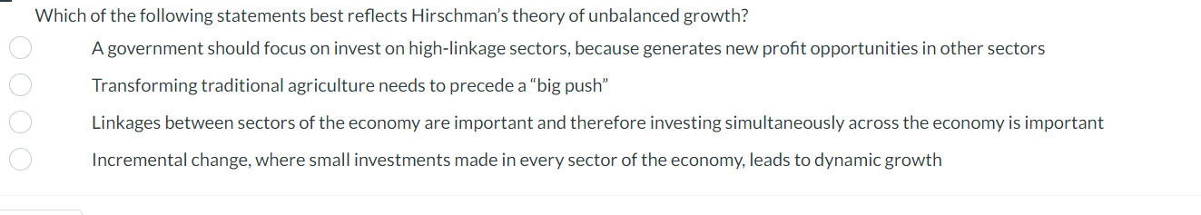 Solved Which of the following statements best reflects | Chegg.com