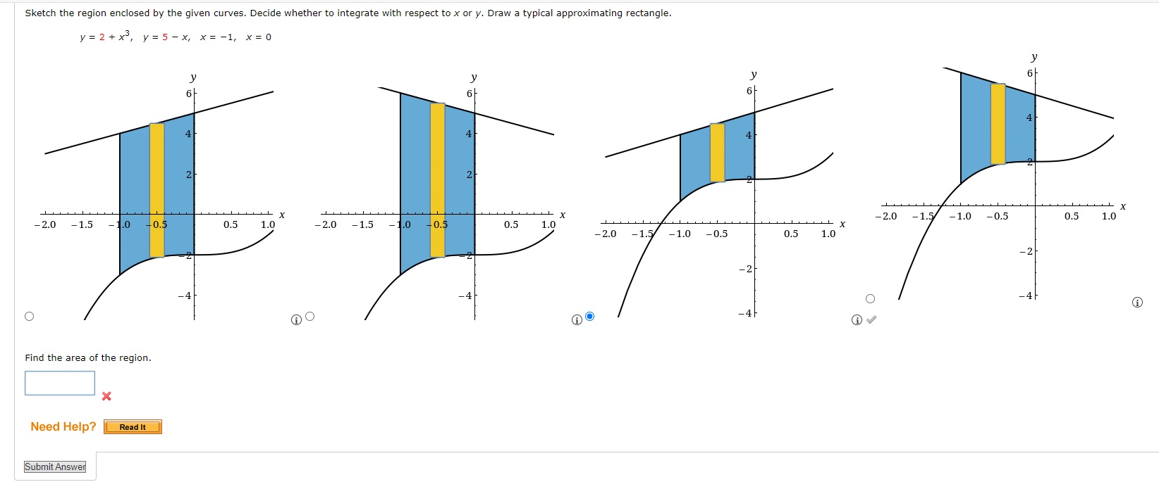 Solved Sketch the region enclosed by the given curves. | Chegg.com