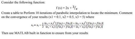 Using Matlab Answer With The Code And Output 
