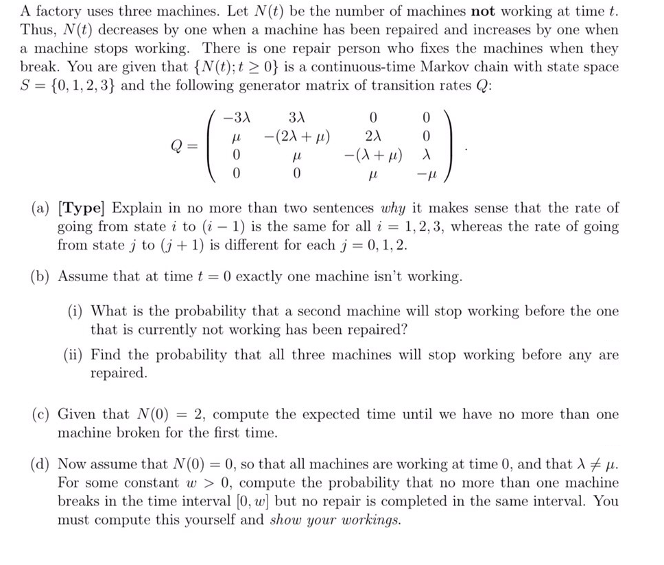 Solved Three Machines M1, M2 And M3 Produce Respectively, 42% OFF