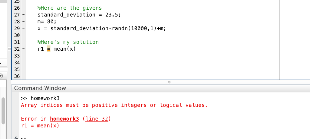 Standard Deviation Matlab Baremasa