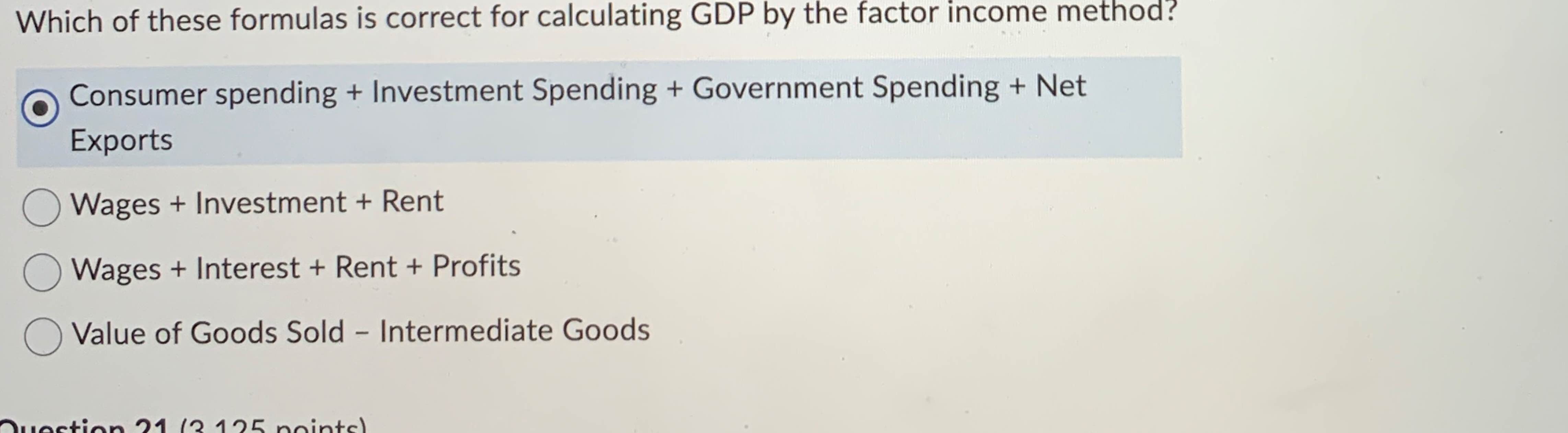 Solved Which of these formulas is correct for calculating | Chegg.com