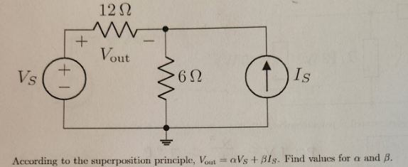 Solved According to the superposition principle, | Chegg.com