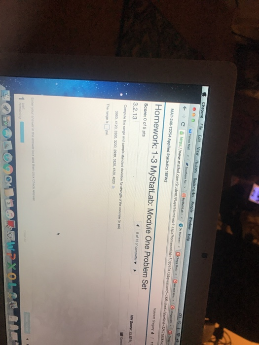 Solved Homework: 1-3 MyStatLab: Module One Problem Set HW | Chegg.com