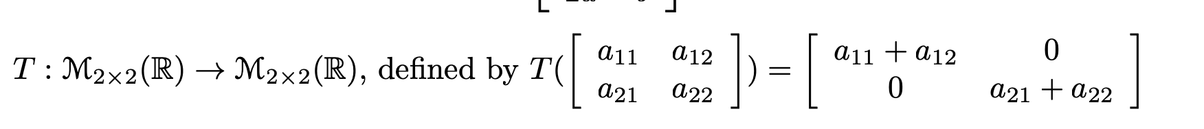 Solved Show that the following transformations are linear, | Chegg.com