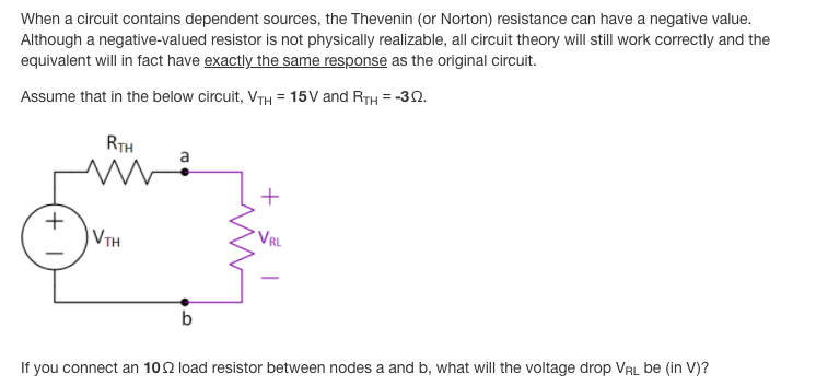 Solved When a circuit contains dependent sources, the | Chegg.com