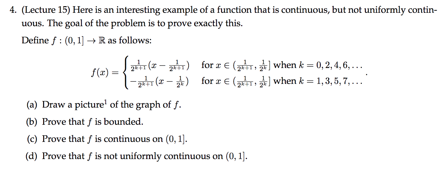 Solved 4. (Lecture 15) Here is an interesting example of a | Chegg.com