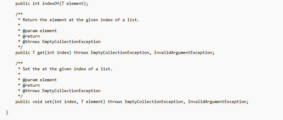 Solved package DataStructures; import Exceptions.*; import | Chegg.com