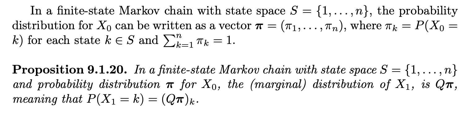 Solved = 2 In a finite-state Markov chain with state space S | Chegg.com