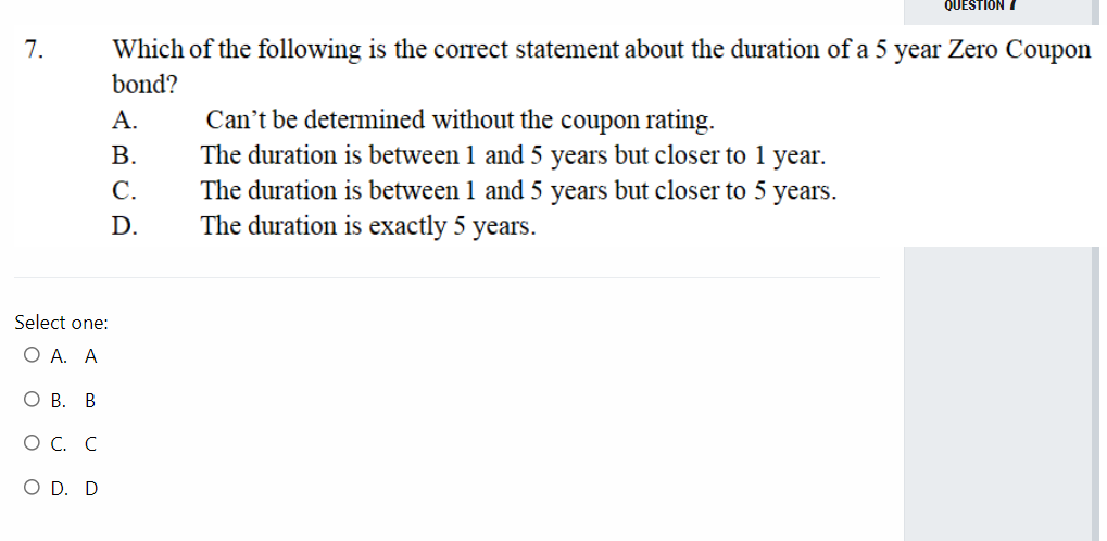Solved 7. Which of the following is the correct statement | Chegg.com