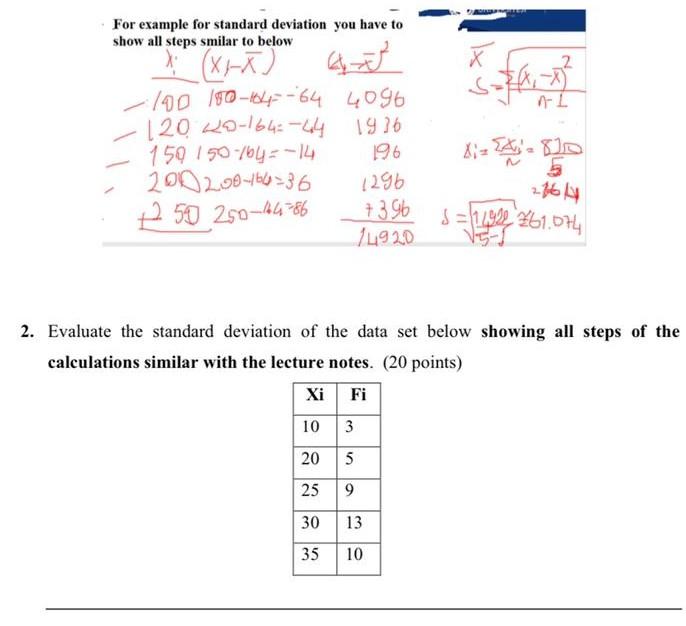 Solved Evaluate the standard deviation of the data set below | Chegg.com
