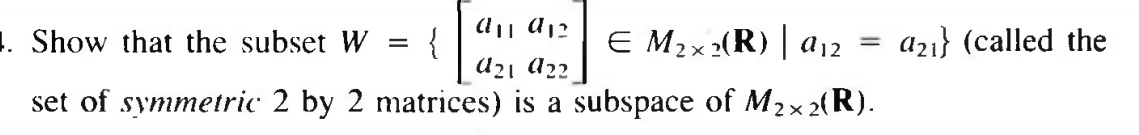 Solved Show that the subset | Chegg.com