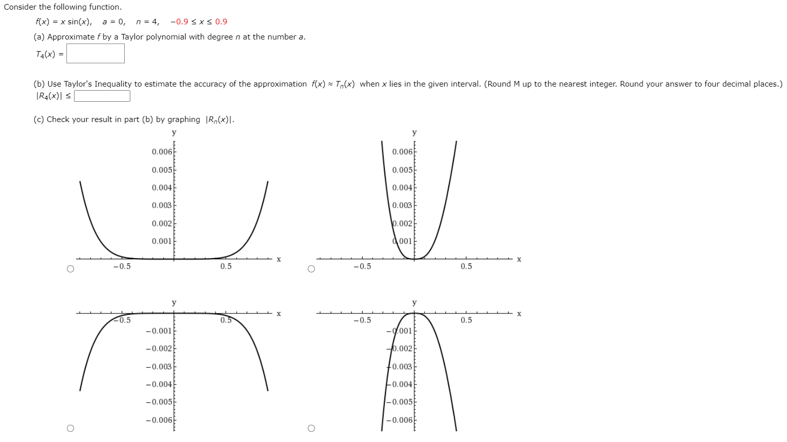 Solved Consider the following function. f(x) = x sin(x), a = | Chegg.com