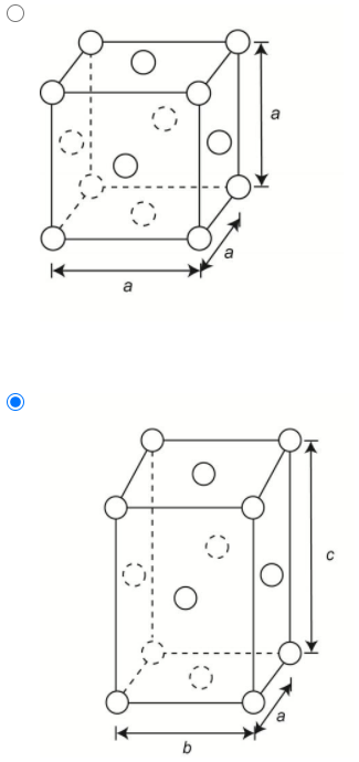 Orthorhombic Crystal Structure