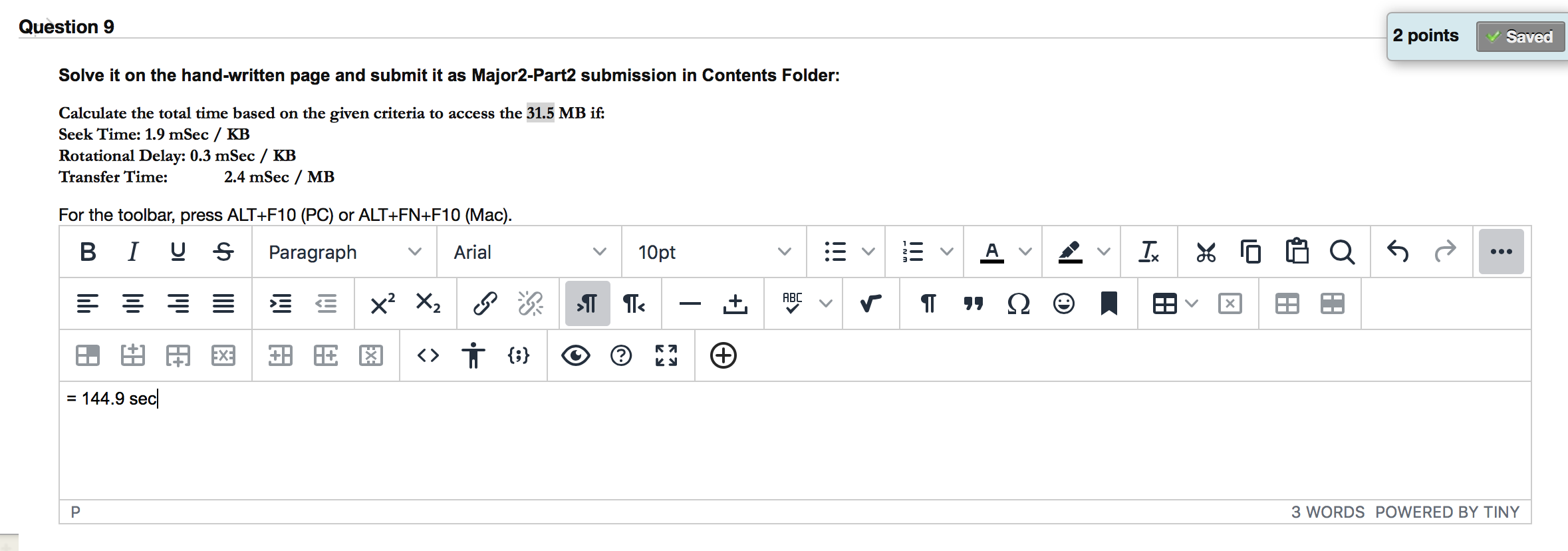Solved Question 9 Solve it on the hand-written page and | Chegg.com