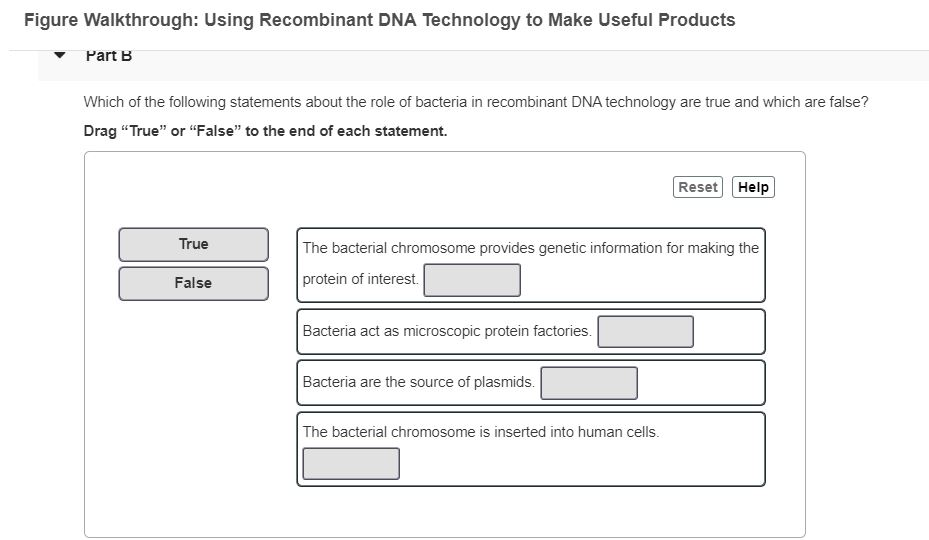 Solved Figure Walkthrough: Using Recombinant DNA Technology | Chegg.com