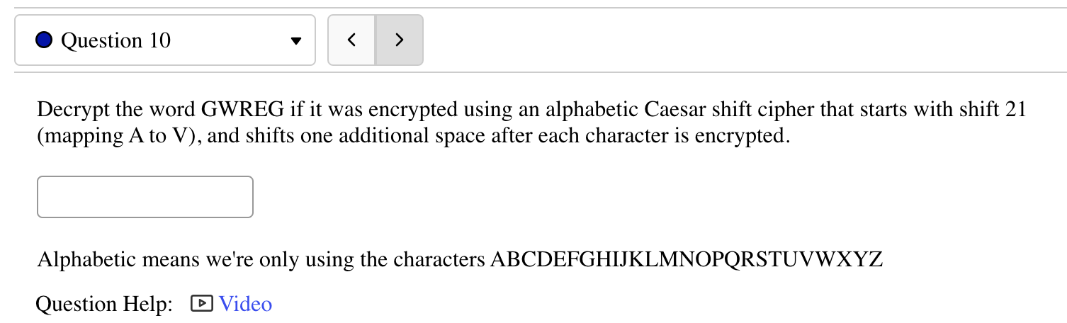 Decrypt the word GWREG if it was encrypted using an | Chegg.com