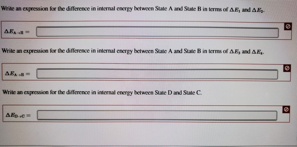 Solved The diagram shows four states of a system, each with | Chegg.com