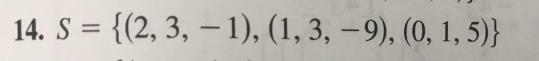 Solved Determining Whether a Set Is a Basis In Exercises | Chegg.com