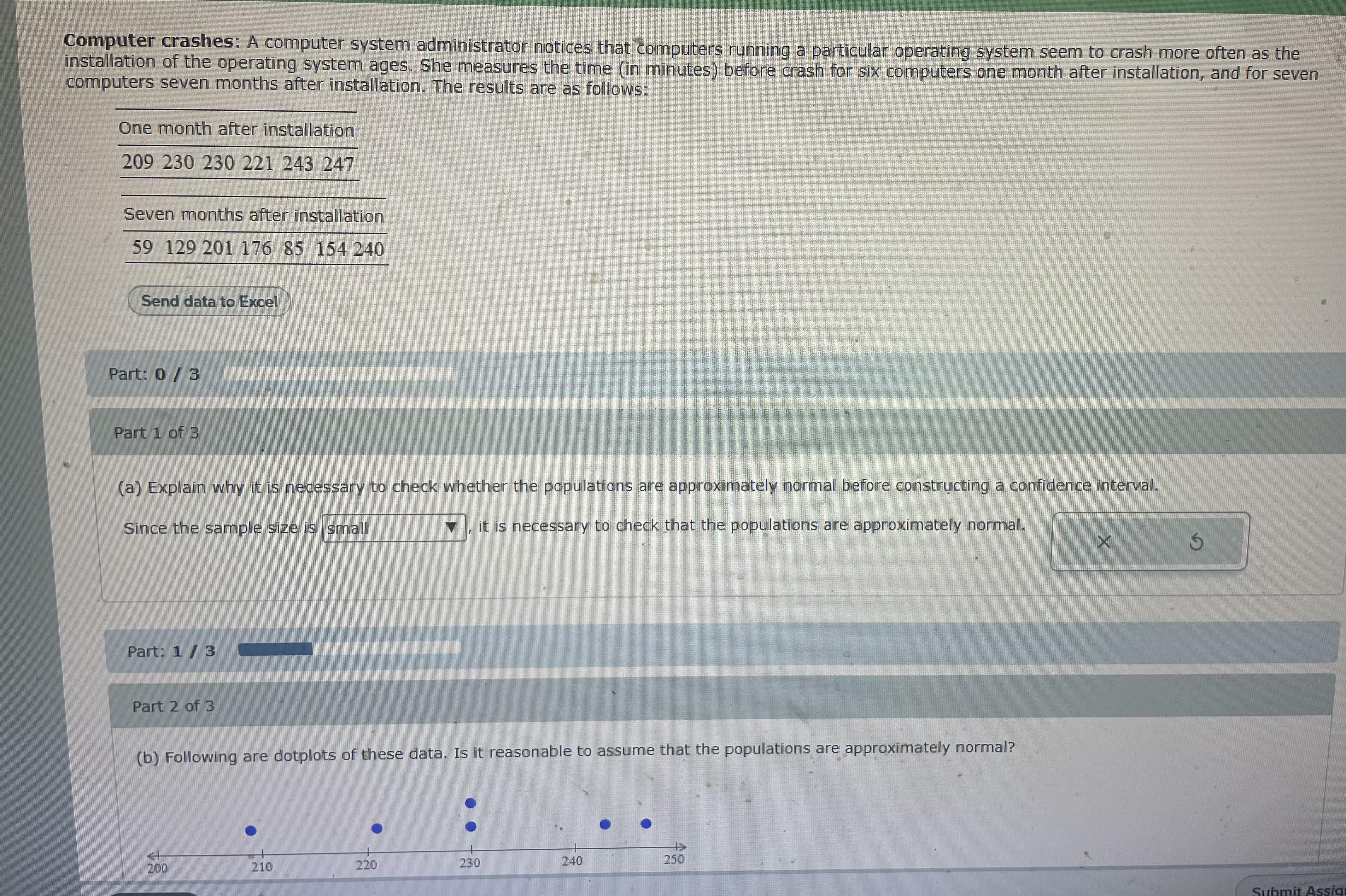 Solved Computer crashes: A computer system administrator | Chegg.com