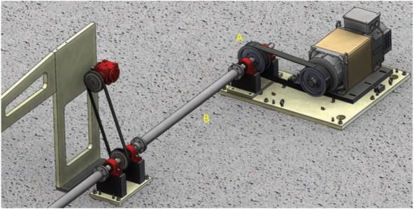 Solved A driveline is to be designed to drive a series of | Chegg.com