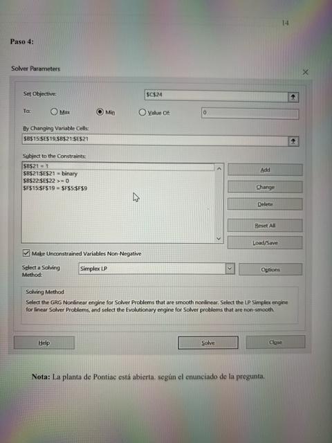 Solved These two tables correspond to an exercise solved by | Chegg.com