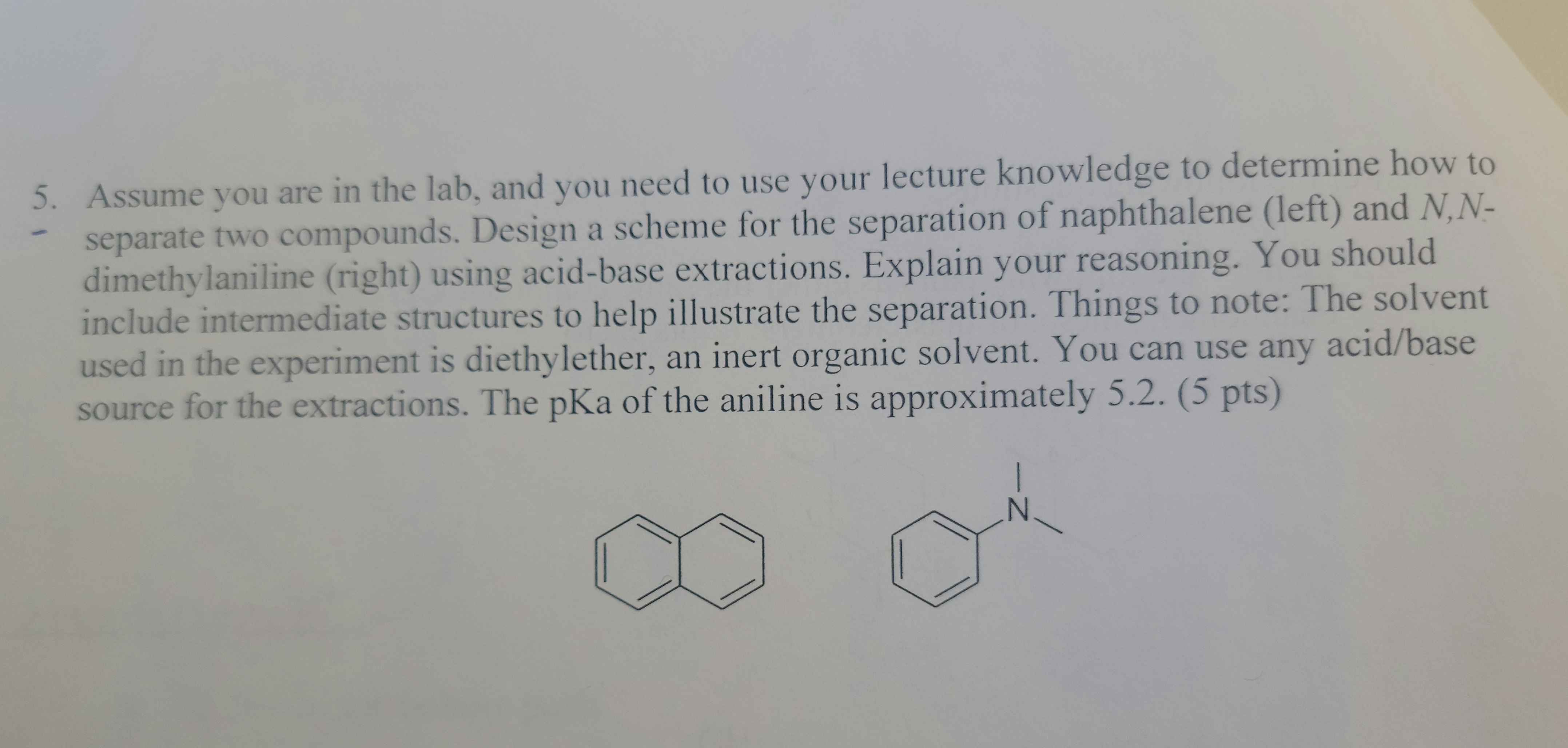 Solved 5. Assume you are in the lab, and you need to use | Chegg.com