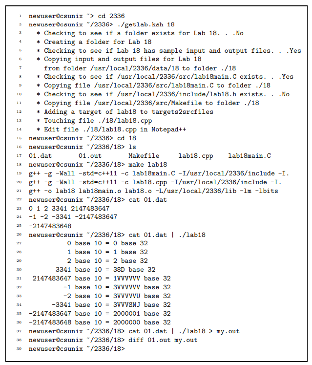 Solved Can you please write down the code of lab18.cpp using | Chegg.com