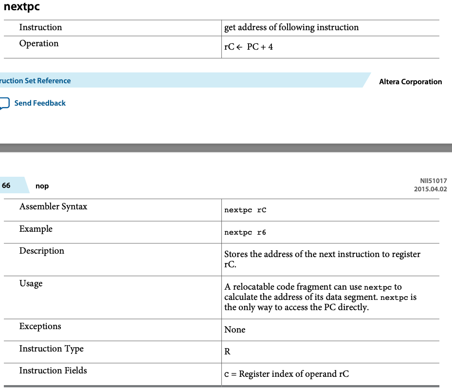Solved Shown below is the Nios II nextpc instruction. | Chegg.com
