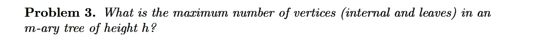Solved Problem 3. What is the maximum number of vertices | Chegg.com