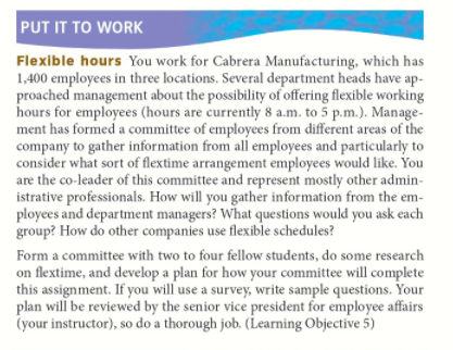 Solved Office Procedures - Class Procedures & Theory for | Chegg.com