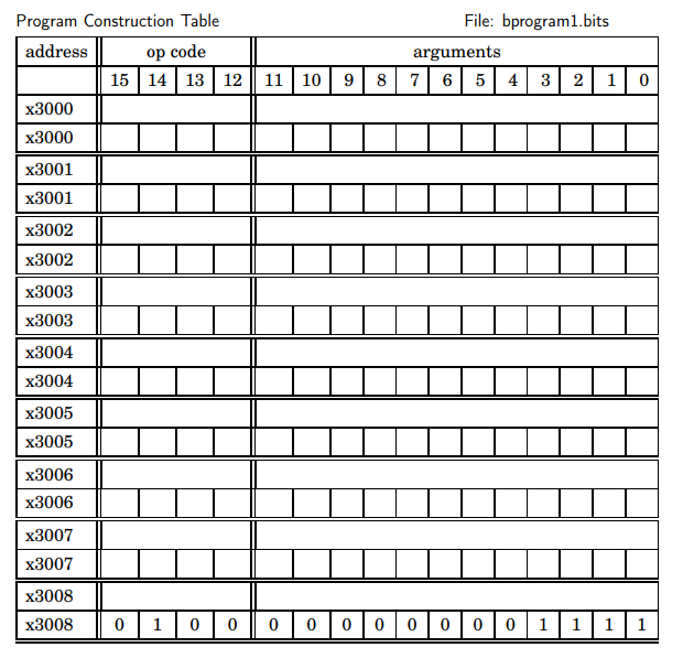 Solved In this exercise, I'm allowed to use an lc-3 | Chegg.com