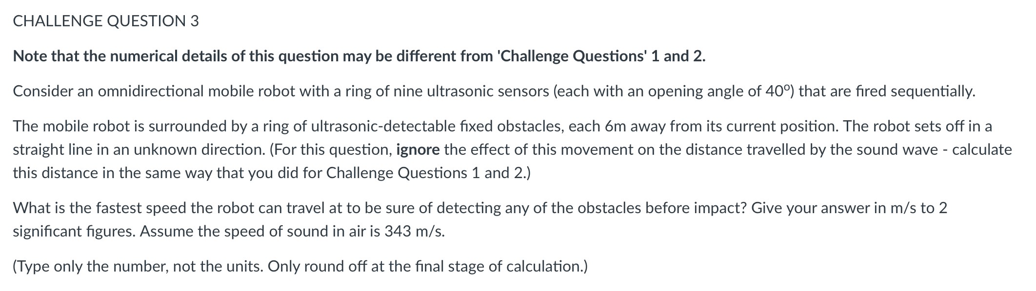 Solved CHALLENGE QUESTION 1 Consider an omnidirectional | Chegg.com