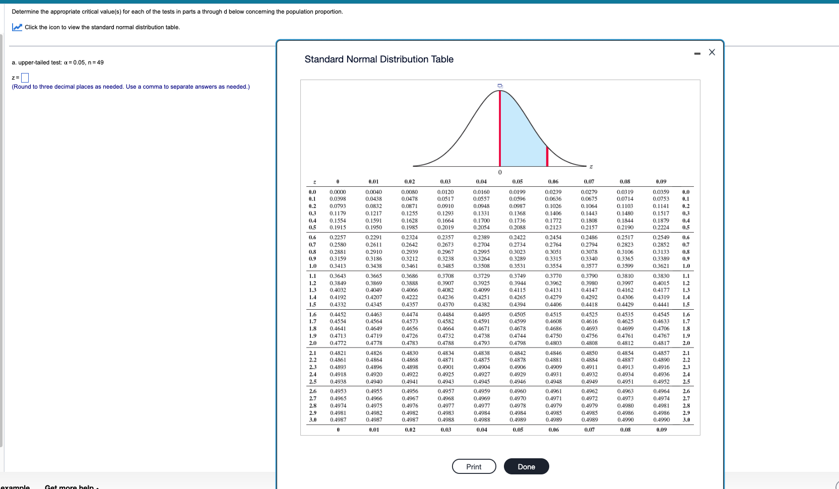 Solved Determine The Appropriate Critical Value S For Each