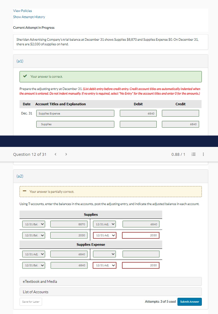 Solved please helpp(a2)Your answer is partially | Chegg.com