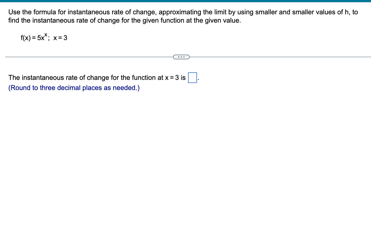 Solved Use the formula for instantaneous rate of change, | Chegg.com