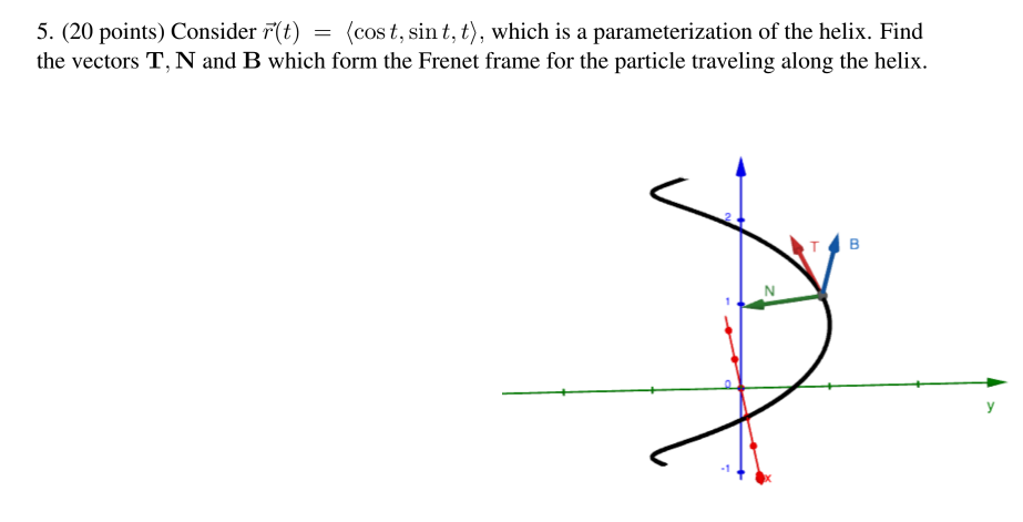 Solved 5. (20 points) Consider F(t) = (cost, sint, t), which | Chegg.com Solved 5. (20 points) Consider F(t) = (cost, sint, t), which | Chegg.com