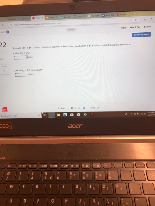 Solved oter 7 Help Save & Exit Submi Check my work Suppose | Chegg.com