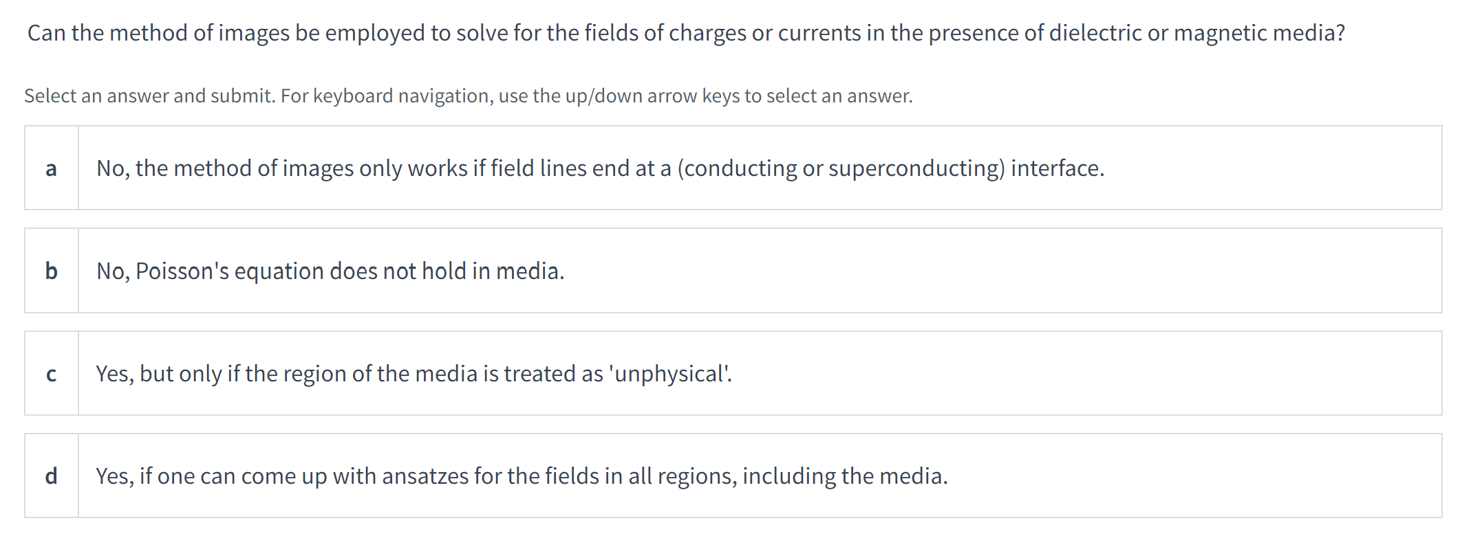 Solved Can the method of images be employed to solve for the | Chegg.com