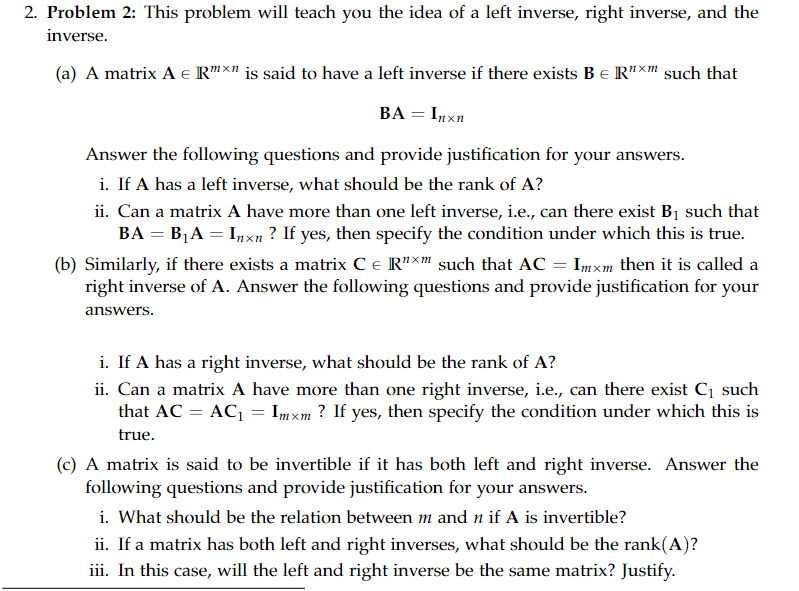 Solved 2. Problem 2: This problem will teach you the idea of | Chegg.com