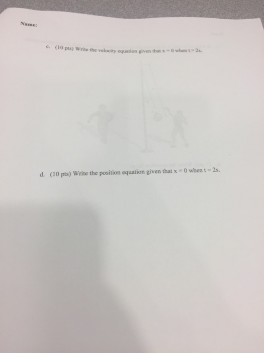 Solved Name I The acceleration of a particle is defined by | Chegg.com