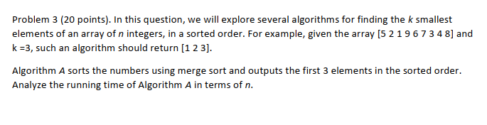 Solved Problem 3 (20 points). In this question, we will | Chegg.com