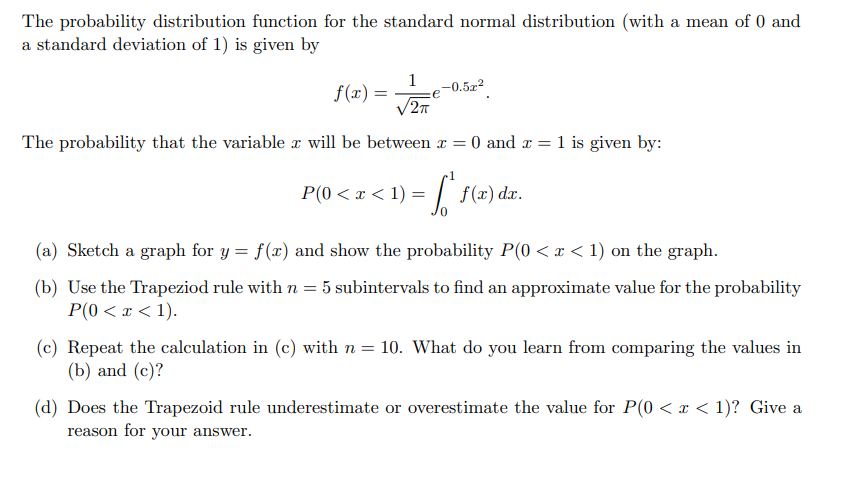 Solved The probability distribution function for the | Chegg.com