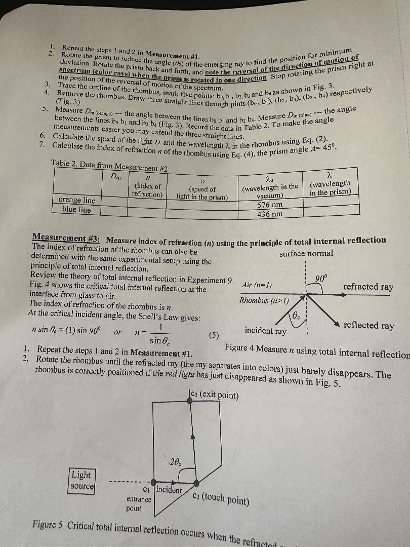 1. Repent the steps 1 and 2 in Megsurement \#1. ther | Chegg.com