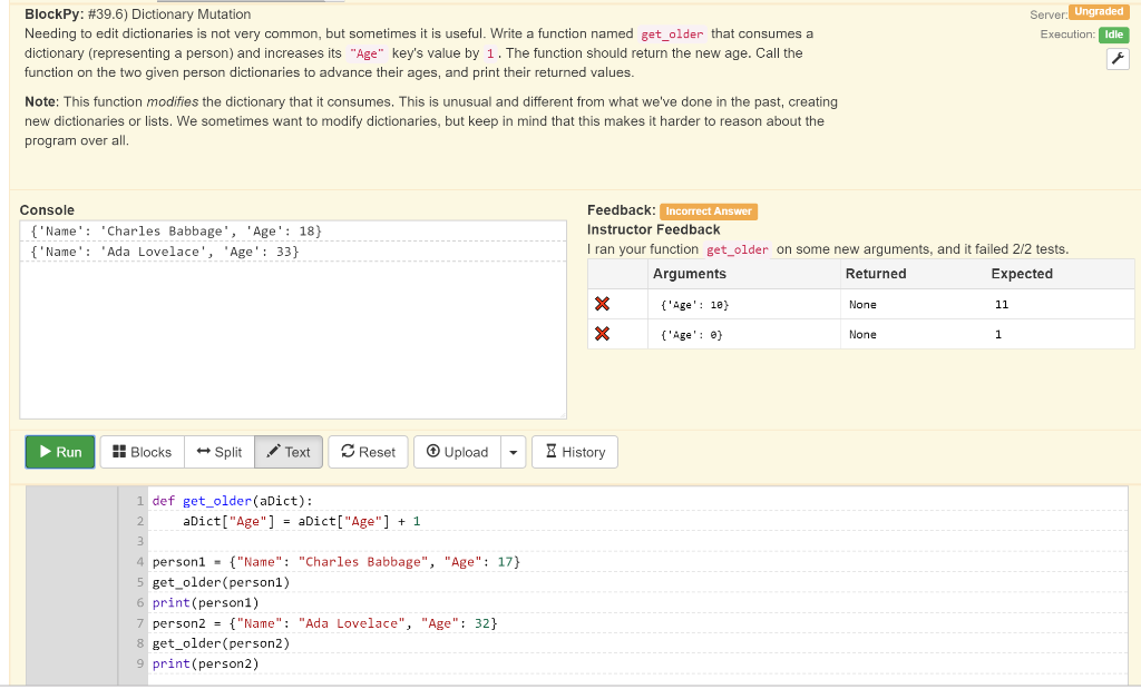 Solved BlockPy: #39.1) Apartment Listing Represent the | Chegg.com