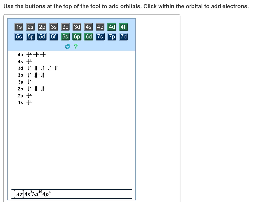 Solved The following orbital-filling diagram represents an | Chegg.com