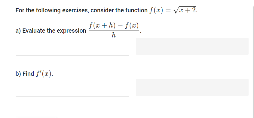 Solved For the following exercises, consider the function | Chegg.com
