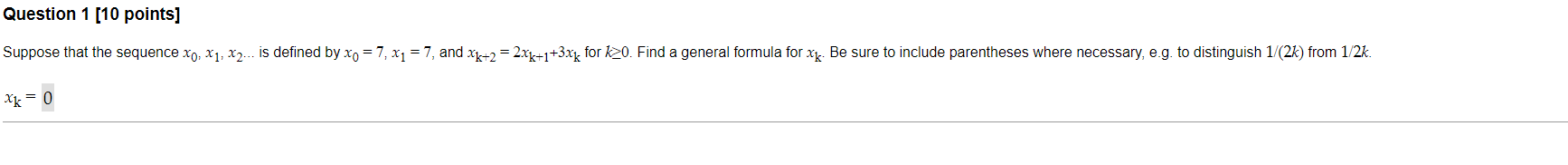 Solved Suppose that the sequence x0,x1,x2… is defined by | Chegg.com