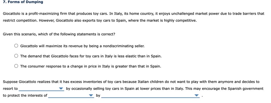 Solved \begin{tabular}{l|l|} \hline sporadic dumping \\ | Chegg.com