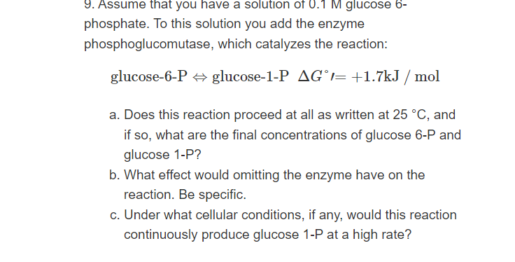 Solved 9. Assume that you have a solution of 0.1M glucose | Chegg.com Solved 9. Assume that you have a solution of 0.1M glucose | Chegg.com